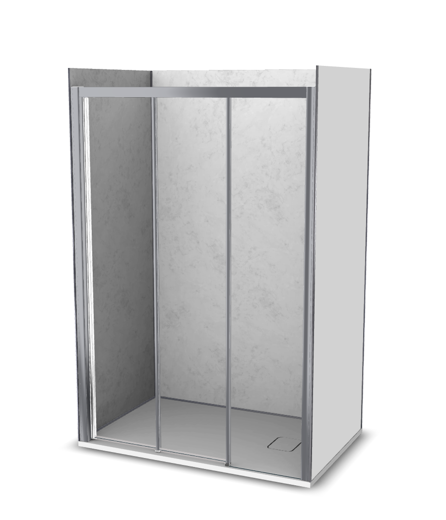 Roth France | Ensemble douche Vinova 90x100 avec CARIBA H2000