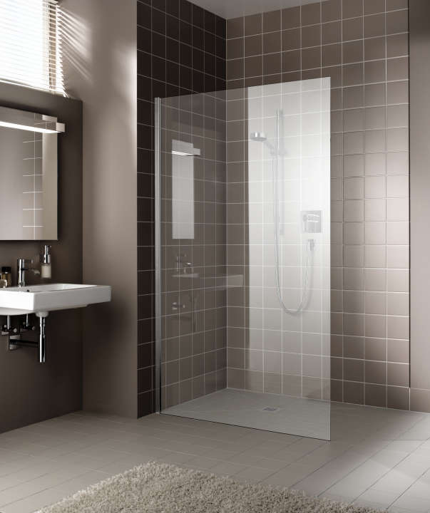 Roth France | Paroi walk-in WALK-IN-SHOWER XC XCWIO L100 2M argent poli ...